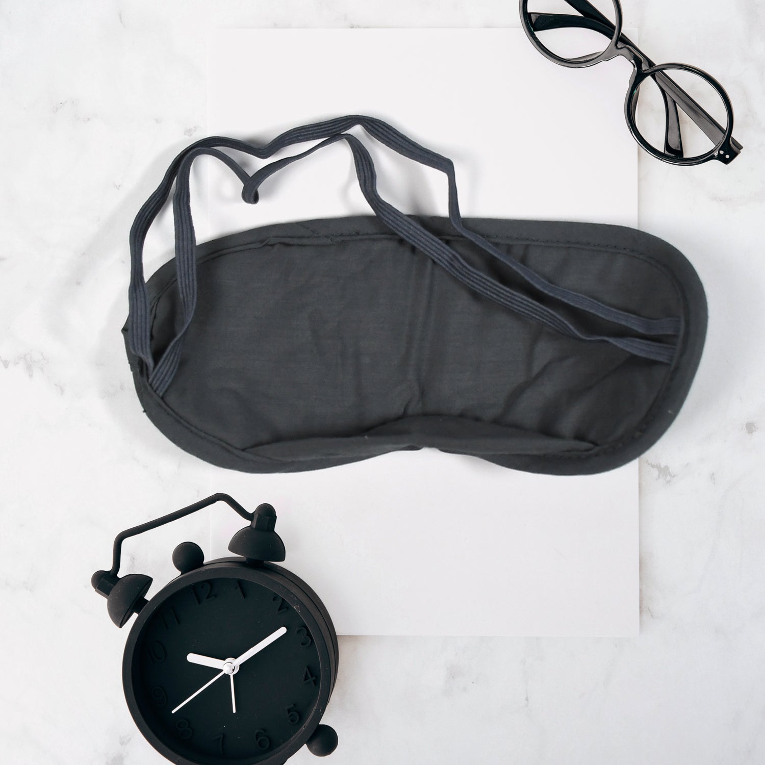 6902 Blind Sleeping Eye Mask black Cotton Cover Super Soft & Smooth ...